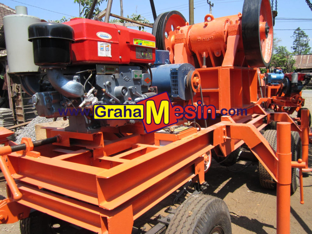 Mesin Stone Crusher - Alat Pemecah Penghancur Batu - Jaw Crusher ...