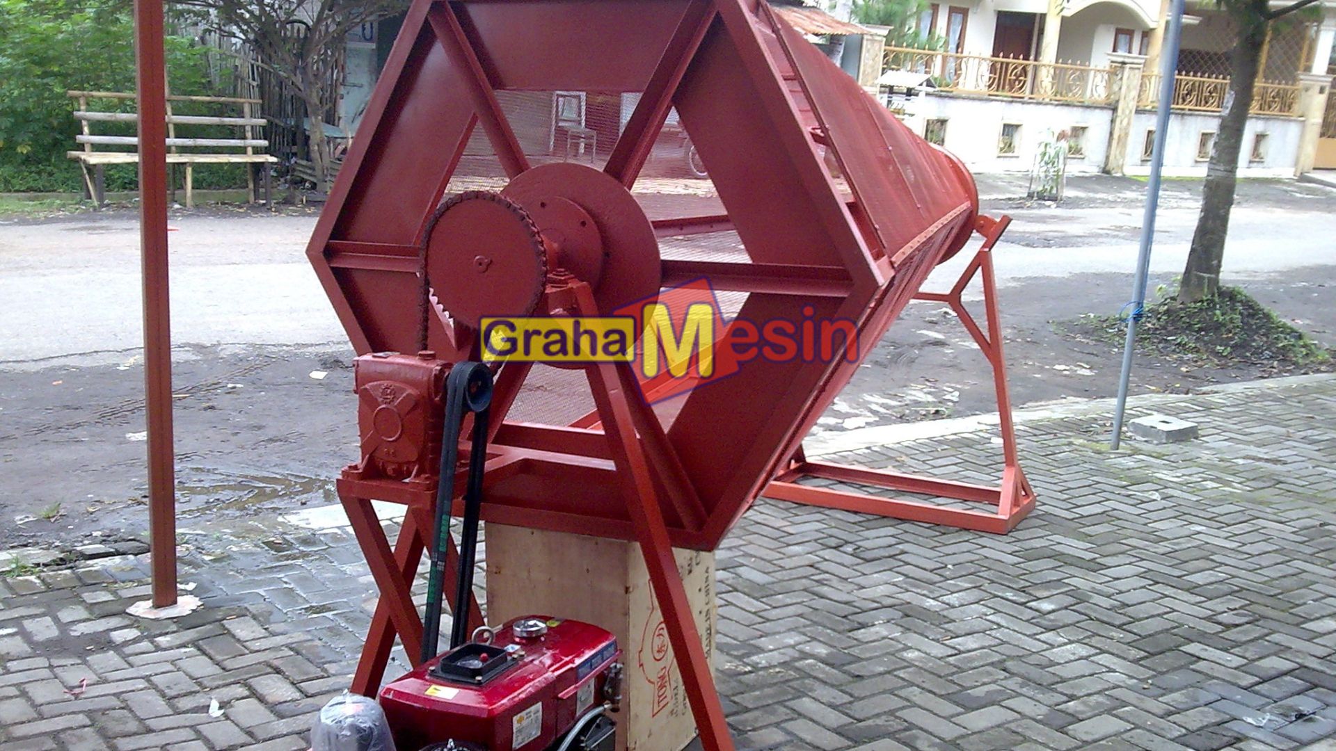 MESIN PENGAYAK KOMPOS SEDERHANA - Produsen Mesin Pertanin Usaha ...