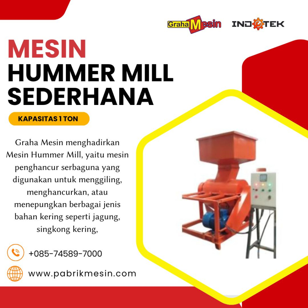 Mesin hammer mill Archives - Produsen Mesin Pertanin Usaha Teknologi ...